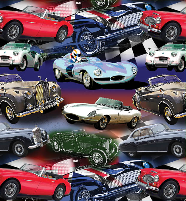 British Cars Wrapping Paper Sheet – Motorology®